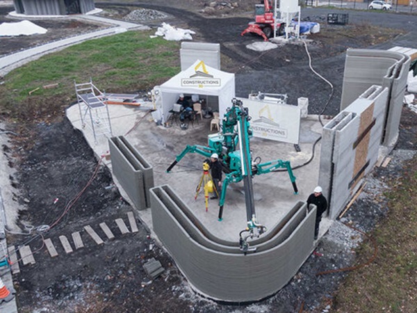 Record du monde de la plus haute tour béton en impression 3D